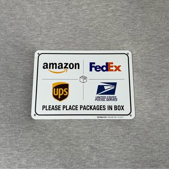 Accents | Package Placement Delivery Service 1x 7 Instructions Display ...